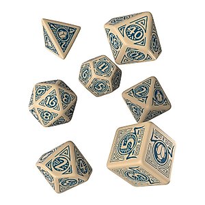 Q WORKSHOP Pathfinder Mummy's Mask Rpg Ornamented Dice Set 7 Polyhedral Pieces