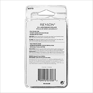 Face Roller by Revlon, Oily Skin Control for Face Makeup, Oil Absorbing, Volcanic Reusable Facial Skincare Tool for At-Home or On-the-Go Mini Massage