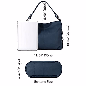 YALUXE Genuine Leather Shoulder Bag Stylish Womens Crossbody Travel Top-Handle