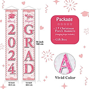 Graduation Decorations 2024 Graduation Banners Porch Door Signs Graduation Party Decorations 2024 Graduation Decorations Class of 2024