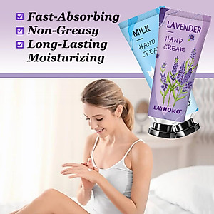 20 Pack Hand Cream Gifts Set-Travel Size Lotion for Women,Scented Hand Lotion Deep Moisturizing Hand & Body Lotion for Dry Hands,Mini Travel Lotion Small Bulk Gifts Mother's Day Valentine's Day Gifts for Women