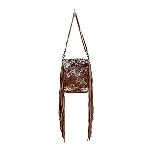 Myra Bag Flouncy Cowhide Bag Upcycled Cowhide & Leather S-2850