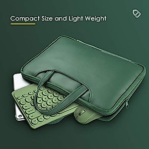 Fashion Wireless Keyboard and Mouse Combo, USB Cordless Cute Round Key Smart Power-Saving Ultra Slim Combo for Laptop, PC, Computer and Desktop (Crocodile Green)