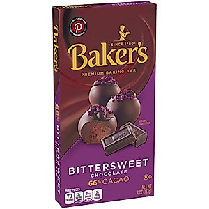 Baker's Premium Bittersweet Chocolate Baking Bar (4 oz Bar)