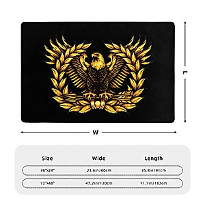 Warrant Officer Rising Eagle T Area Rug Living Room Bedroom Kitchen Sofa Bedside Carpet Floor Mats 36"X24"