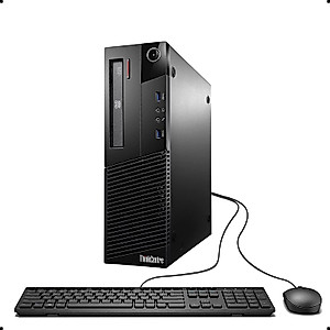 Lenovo ThinkCentre M83 Small Form Business High Performance Desktop Computer PC (Intel Core I5-4570 3.2G,8G RAM DDR3,240GB SSD,DVD-ROM,WIFI, Windows 10 Professional)(Renewed)