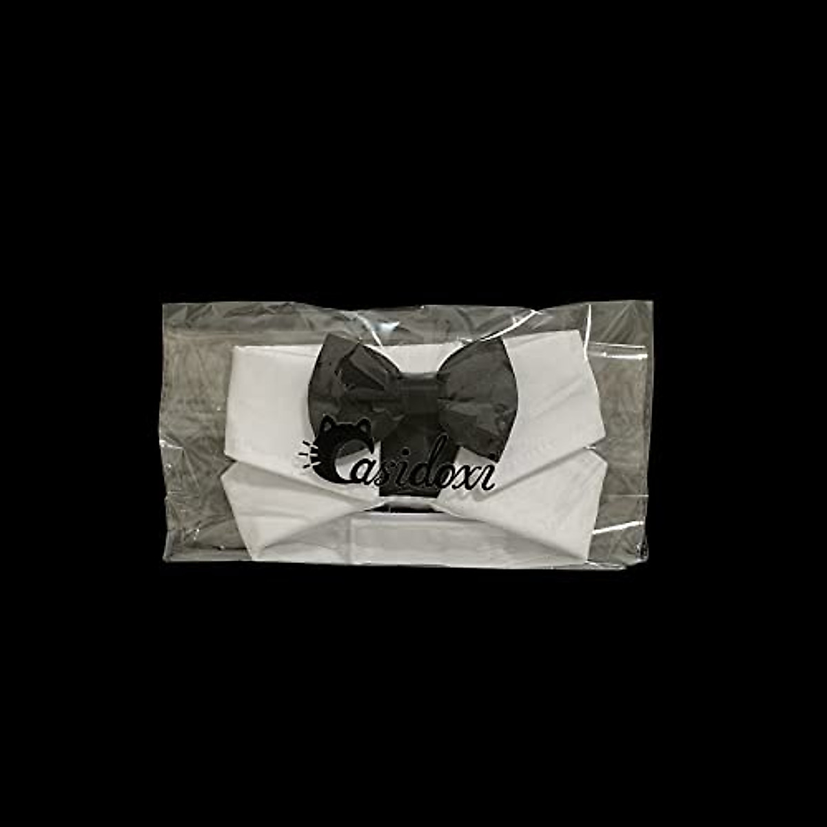 Casidoxi Dog Cat Tuxedo Collar, Cat Wedding Bowtie, Cat Bow Tie Tux Collar Costume Birthday Easter Valentines Dog Bowtie Cat Collar for Dog Cat Puppy