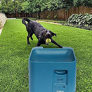 IDOGMATE Automatic Dog Ball Launcher,Tennis Ball Launchers for Big and Medium Dogs,Interactive Toys Dogs, Rechargeable,Remote Control