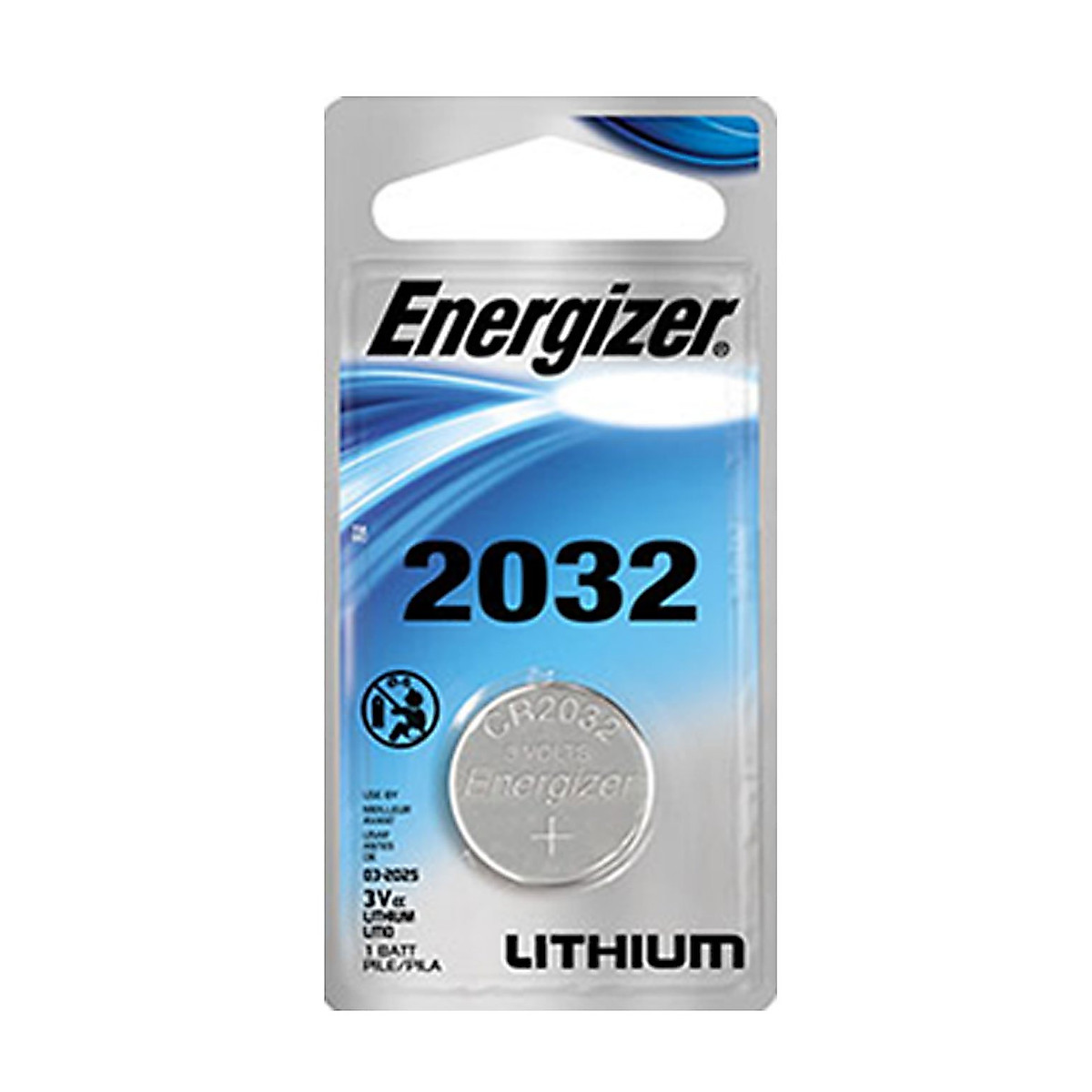 6X Energizer CR2032 Batteries 3v Lithium Carded Coin Button Battery Fresh