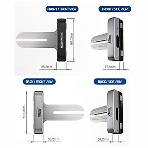 Mille Keyless Digital Door Lock for Glass Door Office Door Entry Passcode + 4 RF Cards