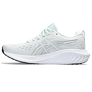 ASICS Women's Gel-Excite 10 Running Shoes, 8, White/Pure Silver