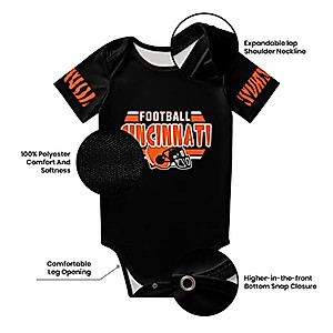 Jarmyice Baby Clothes Custom Name Number Personalized Stuff Customized Design Kids Infant Toddler Apparel Sports Fan Gifts