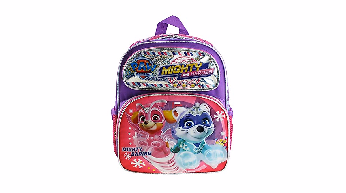 Official Paw Patrol Mighty Pups Toddler Backpack 12"