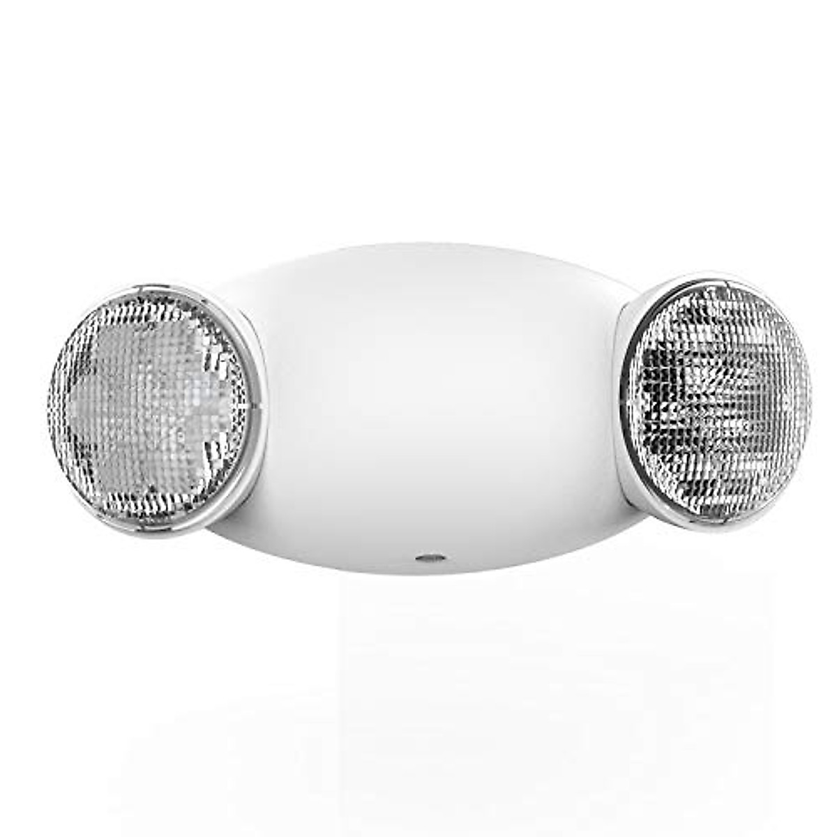 Hubbell Lighting CU2 Commercial Emergency Light with Battery Backup, LED Emergency Lighting Fixture with Twin Adjustable Heads, 90-Minute Runtime, UL924 Listed for Damp Locations, 120-277V, White