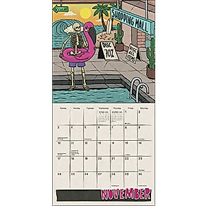Death Takes a Holiday 2024 Wall Calendar