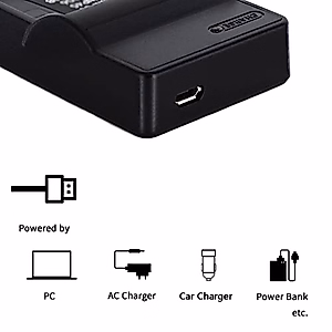 NP-120 USB Charger for Casio Exilim EX-S200, EX-S300, EX-Z31, EX-Z680, EX-Z690, EX-ZS10, EX-ZS12, EX-ZS15, EX-ZS20, EX-ZS26, EX-ZS27, EX-ZS30 Camera and More