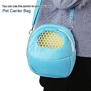 Dibiao Hamster Carrier Bag Guinea Pig Carrier Small Animal Carrier for Small Pets Hedgehog, Hamsters, Sugar Glider, Chinchilla, Guinea Pig and Squirrel