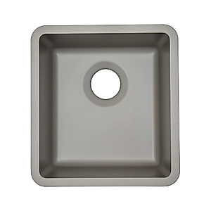 16" x 18" Quartz Kitchen Sink, Single Bowl Kitchen Sink, bar sink,Drop in Kitchen Sink, Granite Composite Kitchen Sink, Undermount Sink, Galaxy Concrete kitchen Sink, LP-1618-C-SO