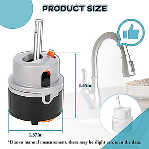 RP50587 Cartridge Valve for Delta DTS Faucet Cartridge Repair Kit, Kitchen Lavatory Shower Faucet Valve Assy, Works with DIAMOND Seal Technology Models Featuring Motion Cartridge with Allen Wrench