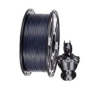 Suntop PLA Filament 3D Printer Filament Carbon Fiber Filament 1.75mm 20% Carbon Fiber Dimensional Accuracy +/- 0.03 mm 1kg 2.2lbs Black Spool
