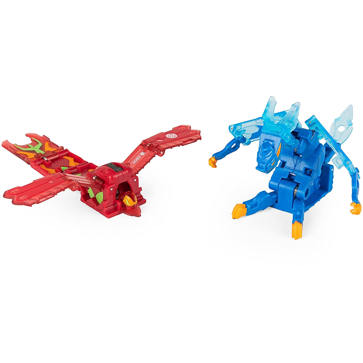 Bakugan Geogan Brawler 5-Pack, Exclusive Hyenix and Insectra Geogan and 3 Collectible Action Figures