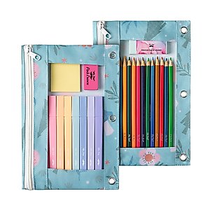 Mr. Pen- Pencil Pouch, 2Pack, Pencil Pouches, Pencil Pouch for 3 Ring Binder Pencil Pouch, Pencil Cases, Pencil Case for Binder Pouch, Zipper Pencil Pouch, 3 Ring Binder Pouch, Pencil Bags with Zipper