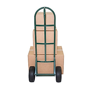 Marathon 2.80/2.50-4" Narrow Width Flat Free Hand Truck / Utility Cart Tire on Wheel, 3"Centered Hub, 1/2" Bearings