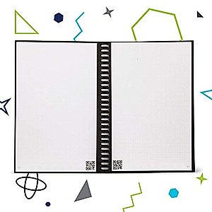Rocketbook Wave Smart Notebook - Dotted Grid Eco-Friendly Notebook with 1 Pilot Frixion Pen Included - Executive Size (6" x 8.8"), Model Number: WAV-E