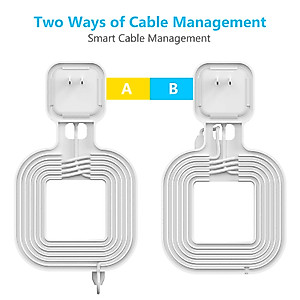 Wall Mount Holder for eero Pro Home WiFi System-Simple and Sturdy Wall Mount Holder Stand Bracket (NOT for eero 6 or eero pro 6), Without Messy Wires (White(3 Pack))