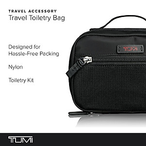 TUMI - Luggage Accessories Pouch - Travel Toiletry Bag for Men and Women - Small - Black