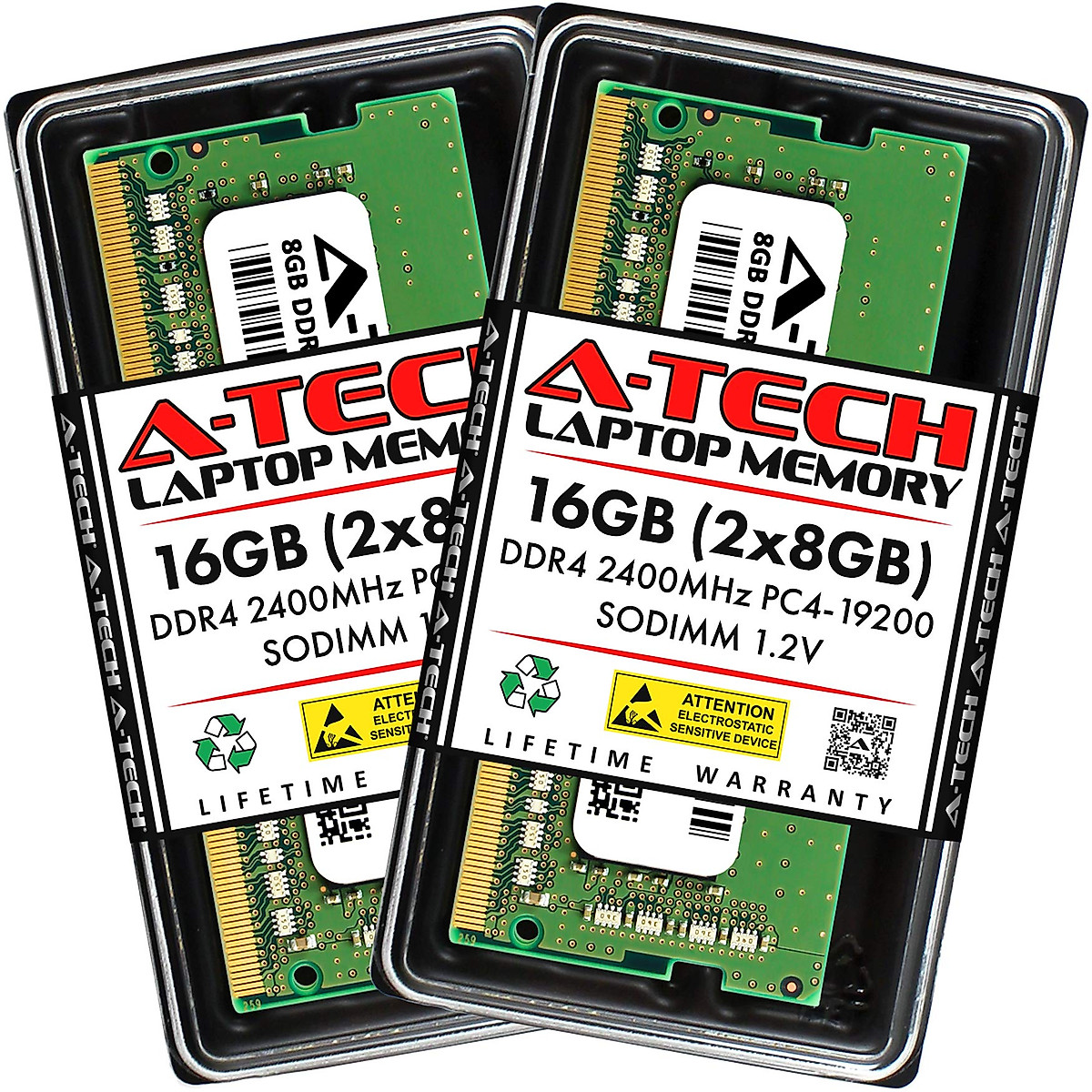 A-Tech 16GB Kit (2x8GB) RAM for Dell Latitude 7400, 7300, 5500, 5400, 5300, 3500, 3400 Laptop | DDR4 2400 MHz SODIMM PC4-19200 Memory Upgrade