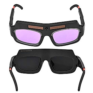 Garosa Solar Automatic Darkening Welding Goggles Protective Welding Glasses Welder Glasses Argon Arc Welding Soldering Torching Brazing Metal Cutting Glasses Welding Tools