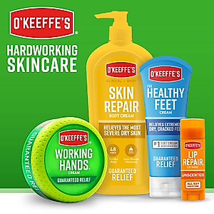 O'Keeffe's Working Hands Moisturizing Hand Soap, 25 Ounce Bottle Refill, Unscented (Pack of 2)