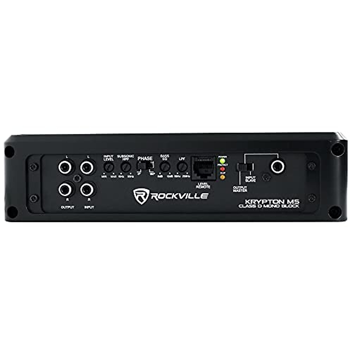 Rockville Krypton-M5 8000 Watt Peak / 2000w RMS Mono 1 Ohm Car Amplifier Amp