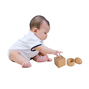Leticia's Corner Set of Wooden Pincer Grasp and Egg Cup Puzzles, Pincer Puzzles, First Puzzles, Montessori Toys for 6 Months+, Fine Motor Skills Learning