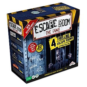 Escape Room The Game, Version 2 - with 4 Thrilling Escape Rooms | Solve The Mystery Board Game for Adults and Teens (English Version)
