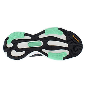 adidas Women's Solarglide 5 Grey Six/Light Flash Orange/Pulse Mint 6 B