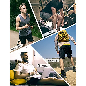 Pioneer Camp Sweat Shorts for Men 5 Inch Inseam Shorts Athletic Gym Workout Casual Cotton Shorts for Running Pajama Lounge Summer Shorts(Khaki,XL)