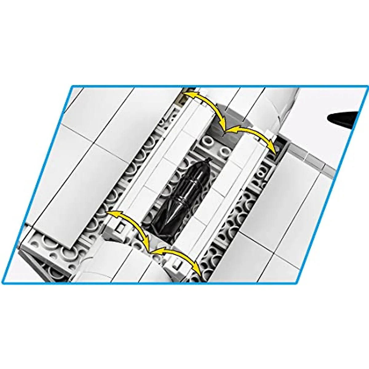 COBI Historical Collection WWII De Havilland DH.98 Mosquito Plane, Wood