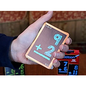 Regal Games - Two-Pack Math Flash Cards - Addition & Subtraction Practice - Bright, Bold Easy to Read - Classroom, Homework, Study Supplement - 56 Cards, 112 Problems Per Pack