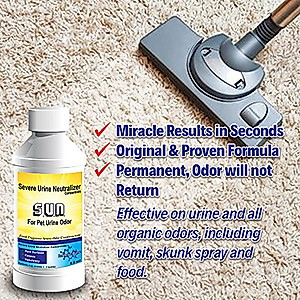 REMOVEURINE Pet Odor Eliminator for Home & Urine Destroyer - Pet Urine Odor Eliminator Spray - Urine Remover for Dogs and Cats - Pet Carpet Cleaner Solution
