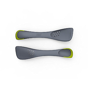 Joseph Joseph Uni-Tool 5-In-1 Utensil Slotted Solid Spoon Spatula Turner Slicer Kitchen All-In One Space Saving, Gray 12 long