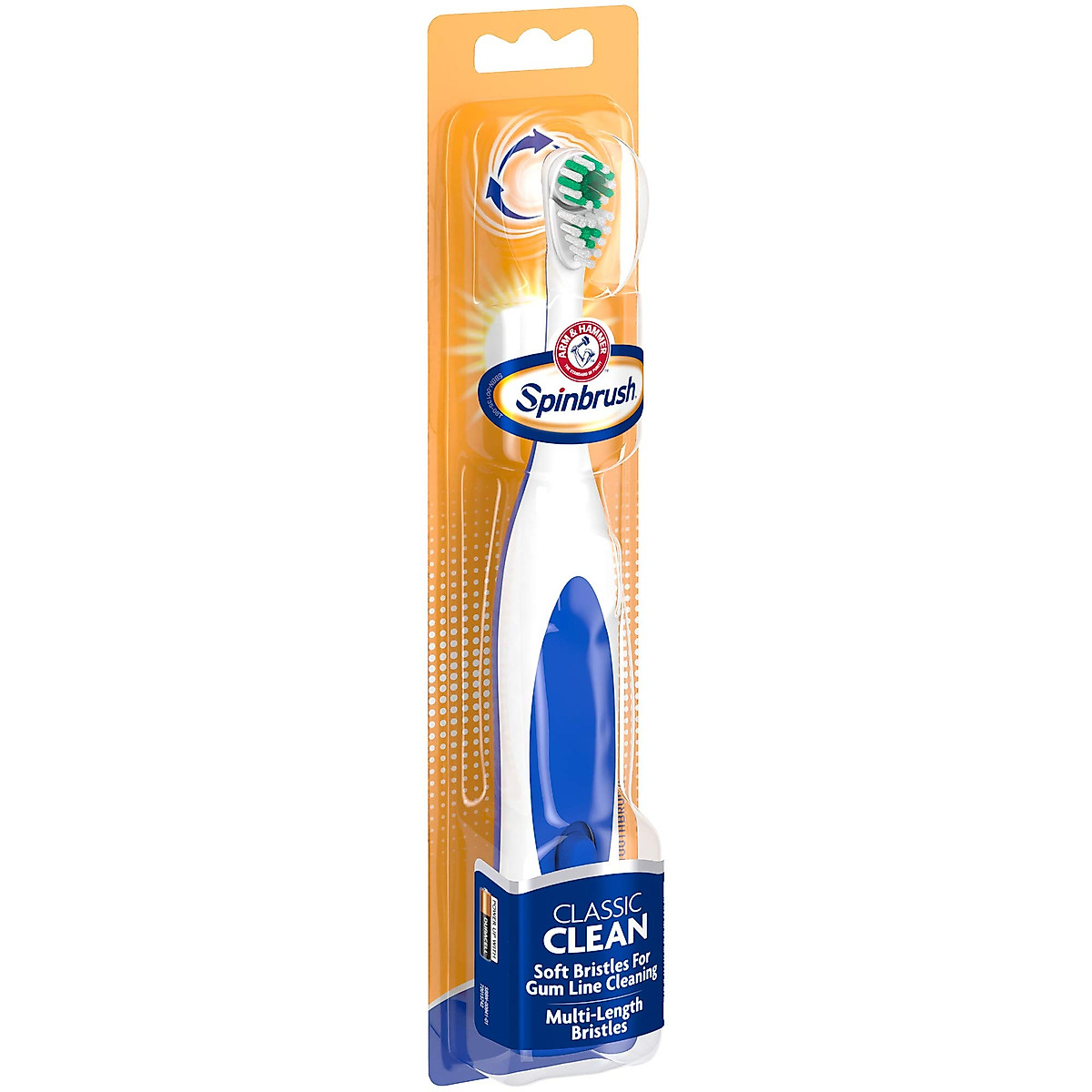 Arm & Hammer Spinbrush Classic Clean Powered Toothbrush, 1 Count