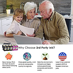 Limeink 5 Remanufactured Ink Cartridge Replacement 61XL High Yield for HP 1000 1010 1050 1055 1510 1512 2000 2050 2510 2512 2514 2540 2542 2543 2549 3000 3050 3050A 3054A 3051A Envy (3 Black, 2 Color)