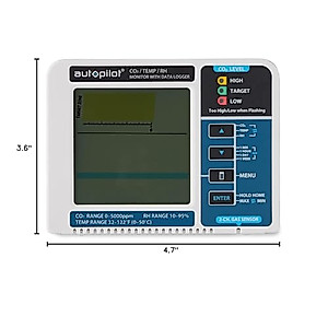 Hydrofarm Autopilot Desktop CO2 Monitor & Data Logger