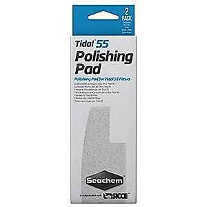 Seachem Tidal 55 Polishing Pads (2 Pack),white