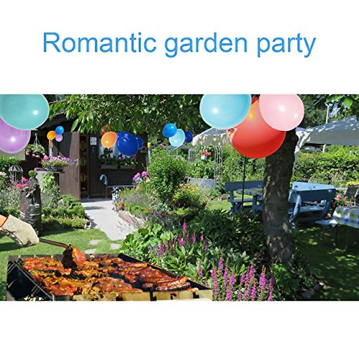 Runch 100pcs Latex Balloons, 12inch Multicolor to Celebrate Latex Balloons, Premium Thick Balloons for Birthday/Party/Christmas/Wedding and Holidays