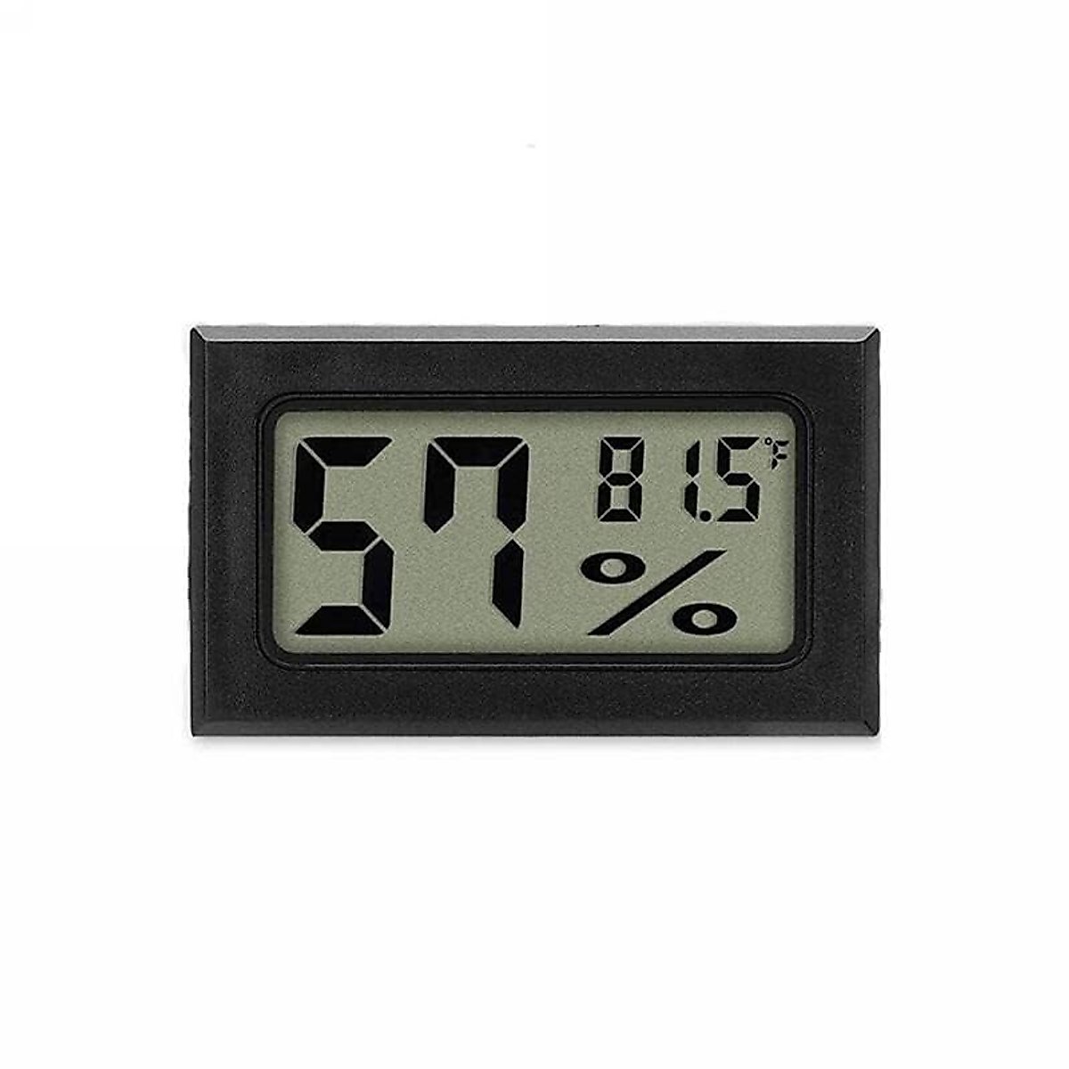Mini Digital Thermometer and Humidity Meter, Hygrometer Without Probe, Hydrometer: Digital Temperature and Humidity Monitor for Reptile Incubator, Brooders, Garden, Greenhouse, Fridge, Experiment use