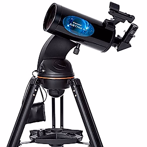 Celestron Astro Fi 102 Wi-Fi Maksutov Wireless Reflecting Telescope, Black (22202)