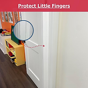 PinchNot Commercial Set Door Finger Hinge-Side Safety Guard Shield Protector